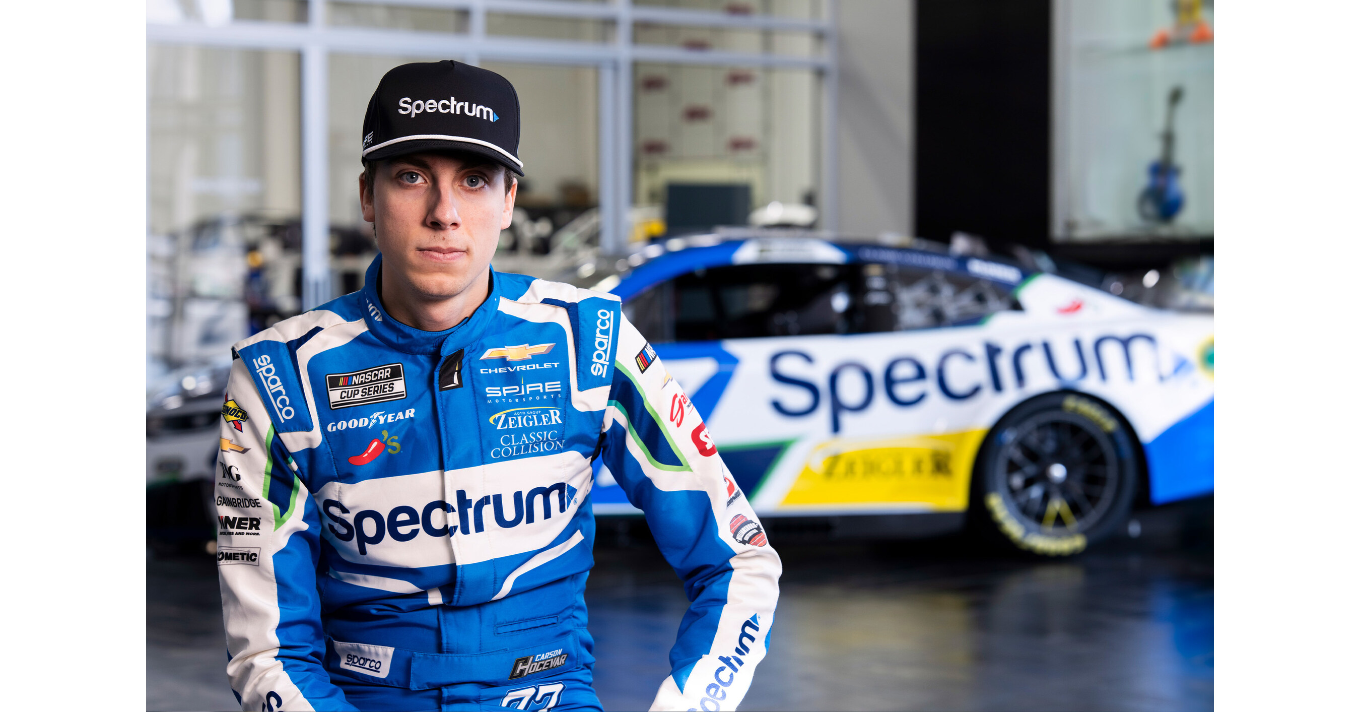 SPECTRUM PARTNERS WITH CARSON HOCEVAR, SPIRE MOTORSPORTS, FOR NASCAR ...
