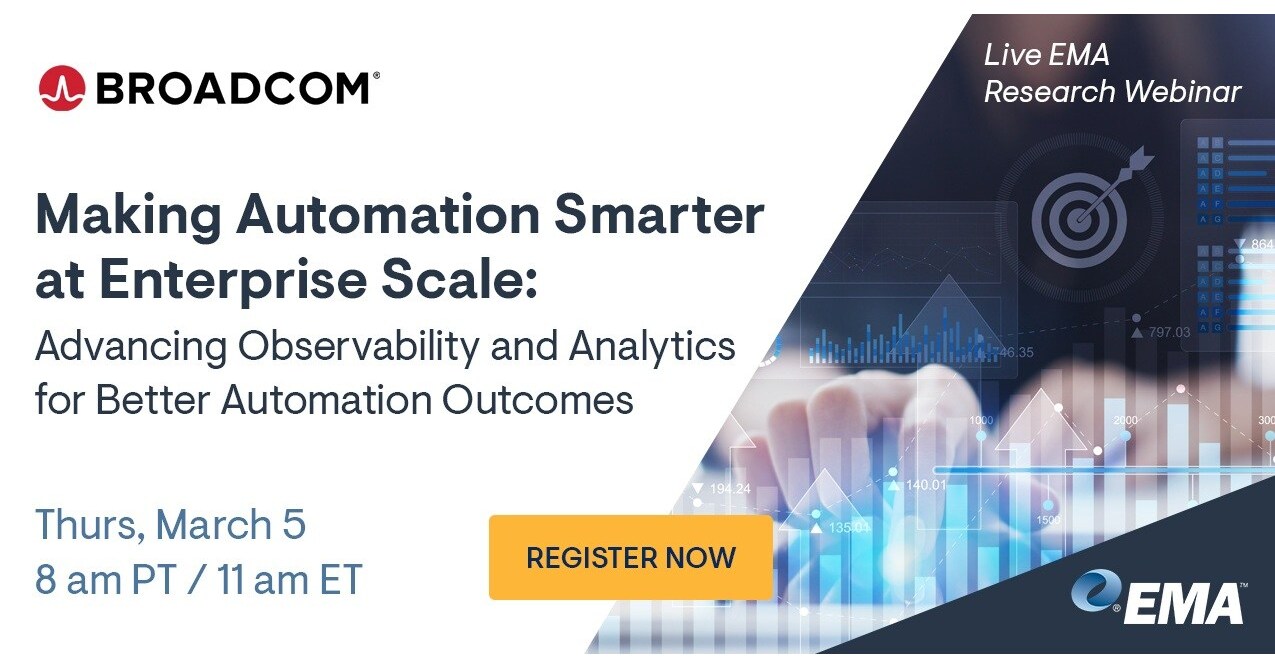 EMA Webinar to Examine How Enterprises Are Making Automation Smarter ...