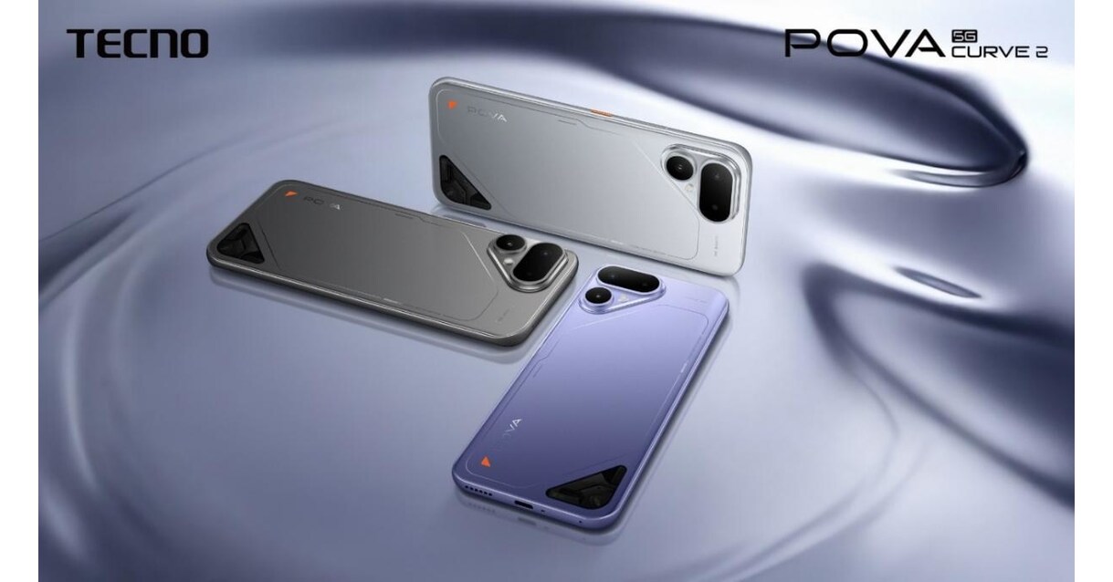 TECNO Launches POVA Curve 2 5G: Ultra-Slim 7.42mm Design Meets 8000mAh ...