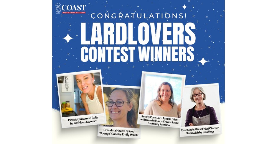 Coast Packing Company Announces Winners of 9th Annual #LardLovers ...