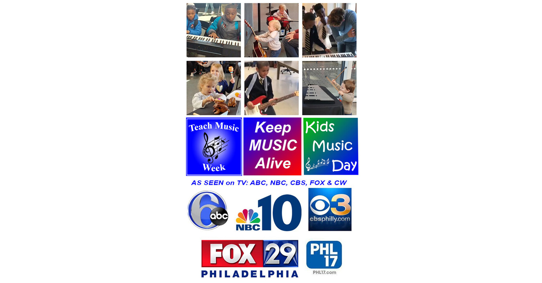 FREE Music Lessons to Celebrate 12th Annual Teach Music Week - 1,200 ...