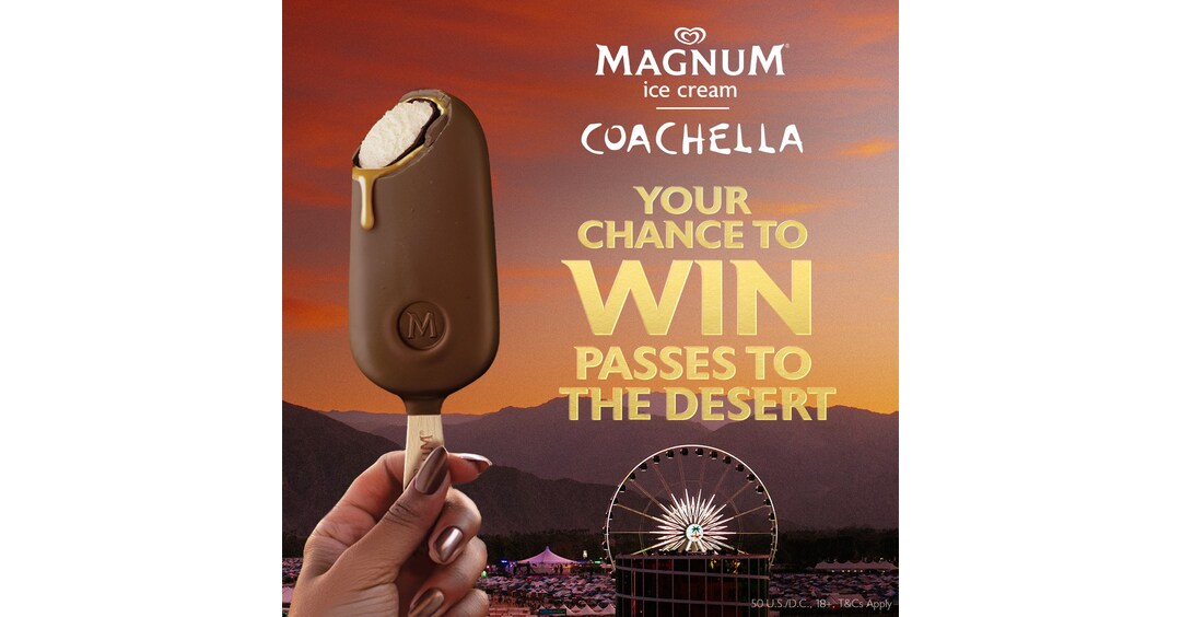 Magnum Brings Dessert to the Desert as Coachella's First-Ever Frozen ...