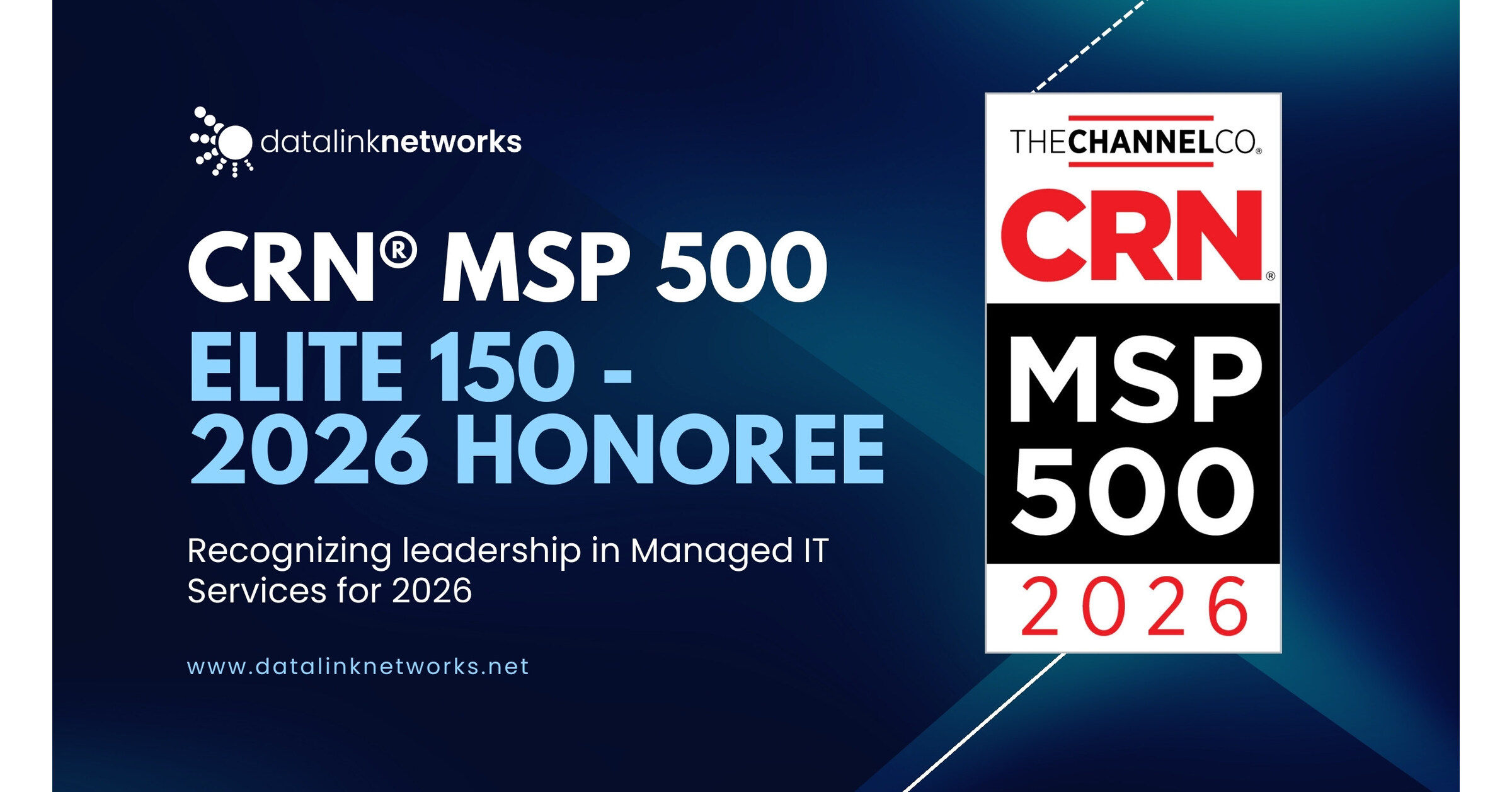 Datalink Networks Named to CRN's MSP 500 List for 2026