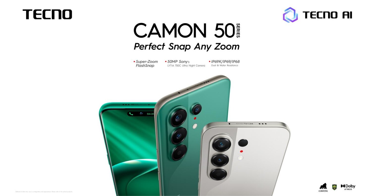 TECNO CAMON 50 Series: Redefining Professional Imaging Through the ...