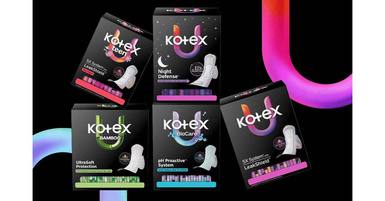 Kotex® Raises the Bar in Feminine Care with the Launch of New Pad and ...