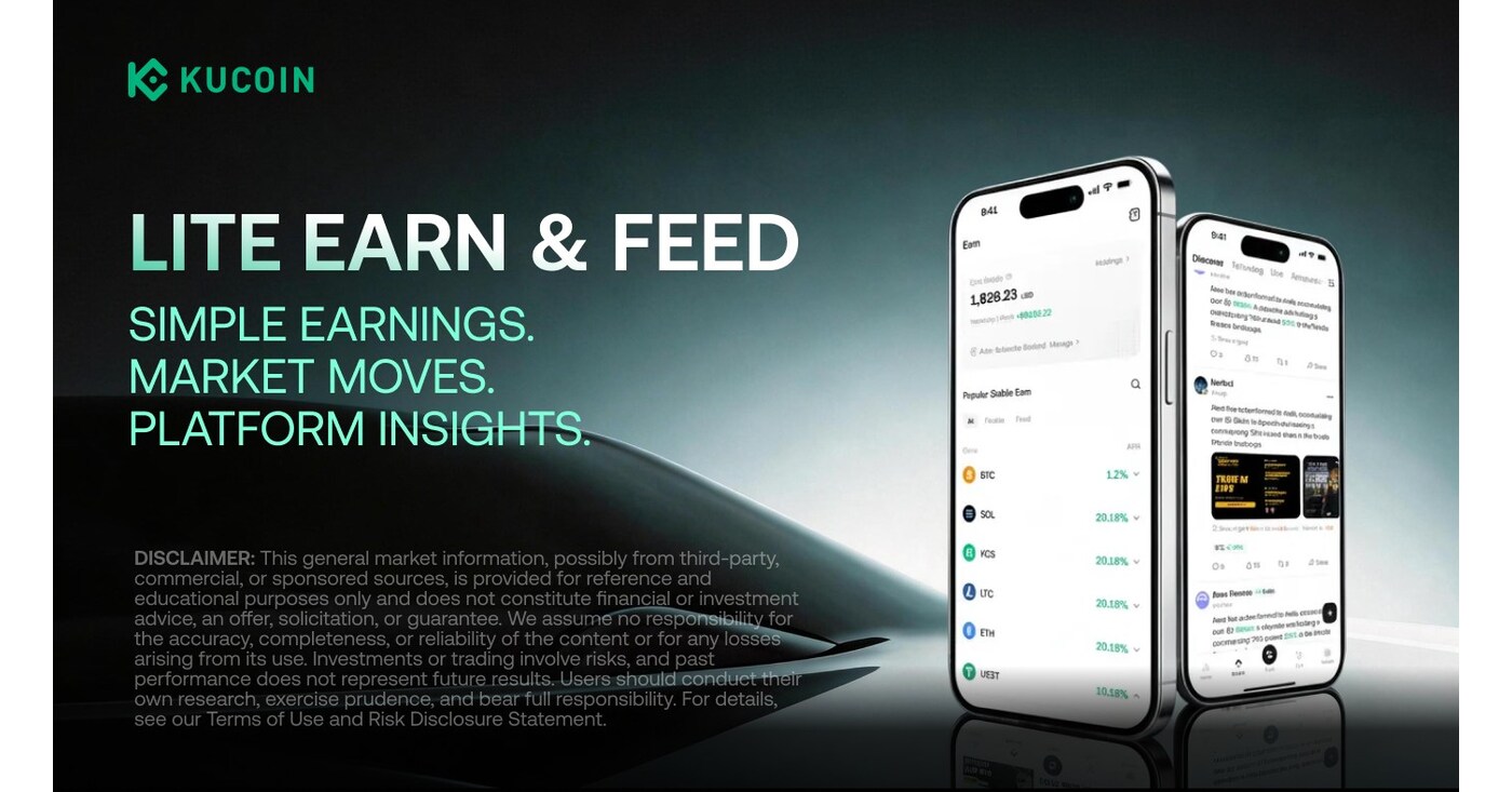 KuCoin Enhances Lite Mode With Earn and Feed, Supporting Confident ...