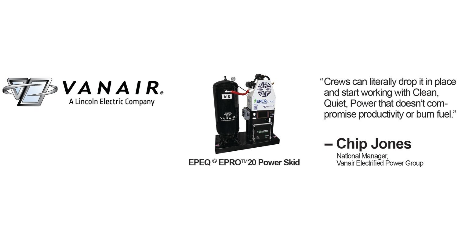 Vanair Unveils Zero-Emission EPEQ EPRO20 Power Skid at CONEXPO-CON/AGG 2026