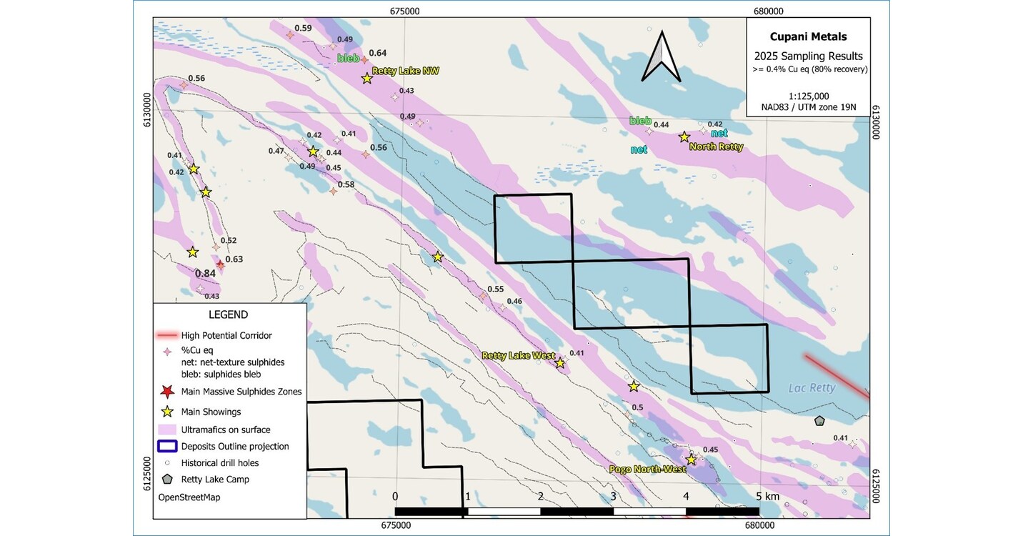 DISCOVERY OF TWO NEW MINERALIZED ZONES AT BLUE LAKE PROJECT