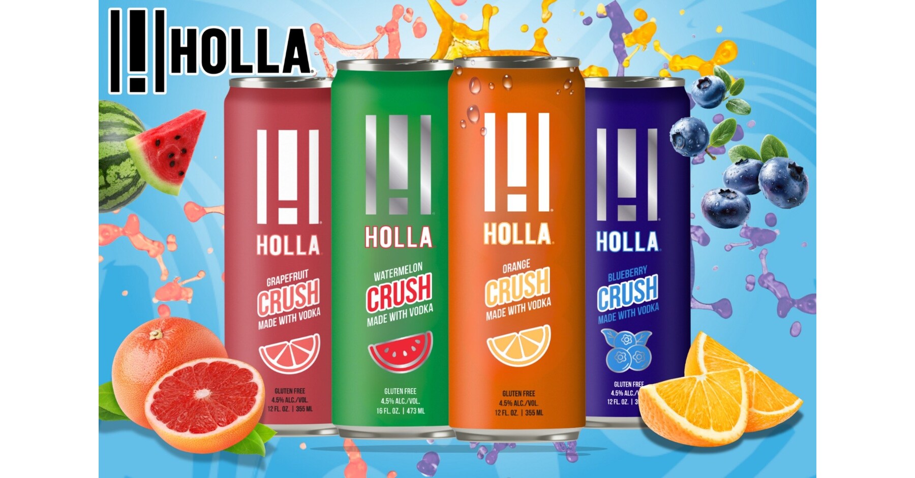 Holla Spirits Unveils Revamped Ready-to-Drink Crush Lineup, Introduces ...