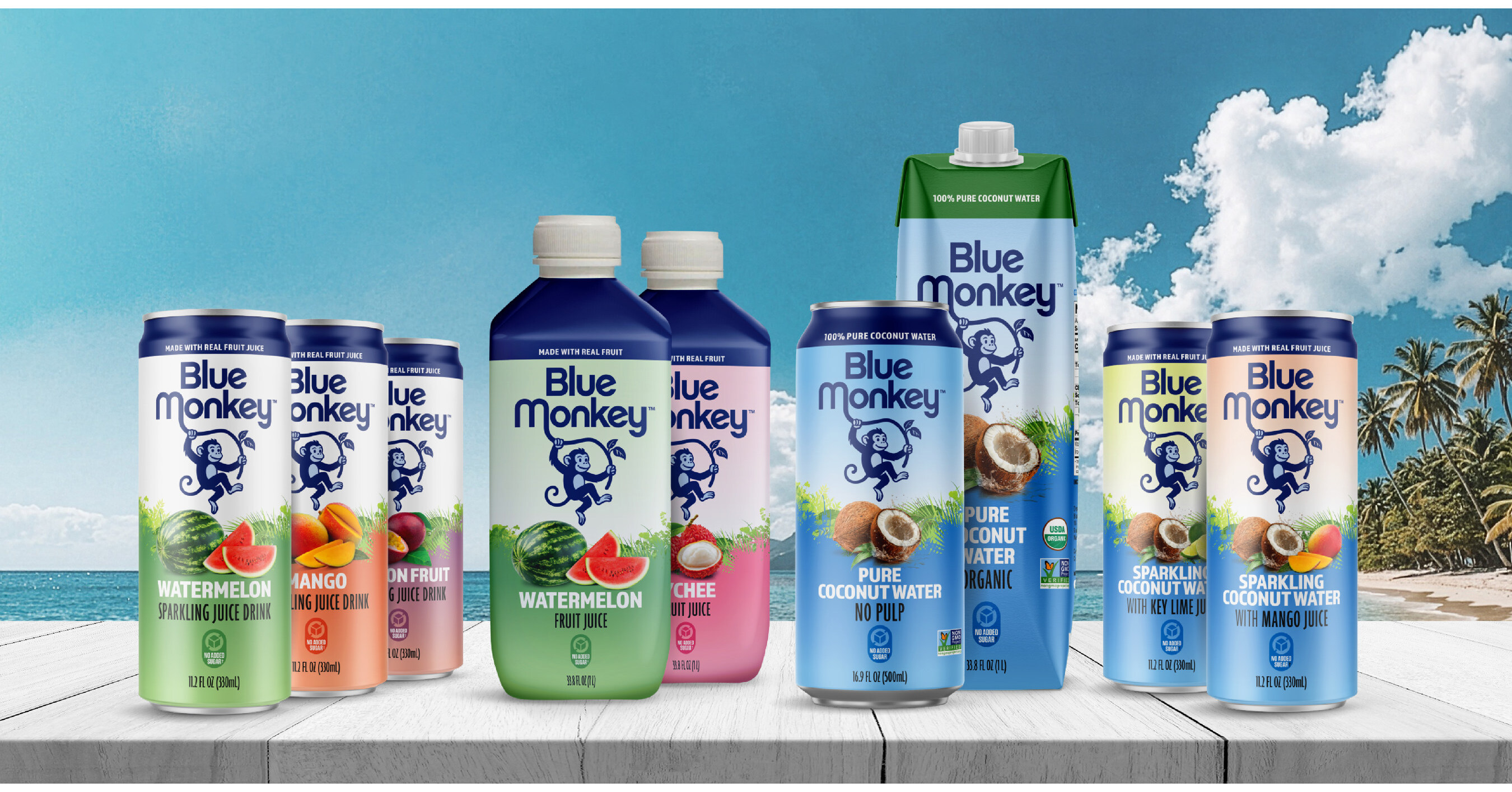 Blue Monkey Beverage Debuts Rebrand as it Expands Nationally