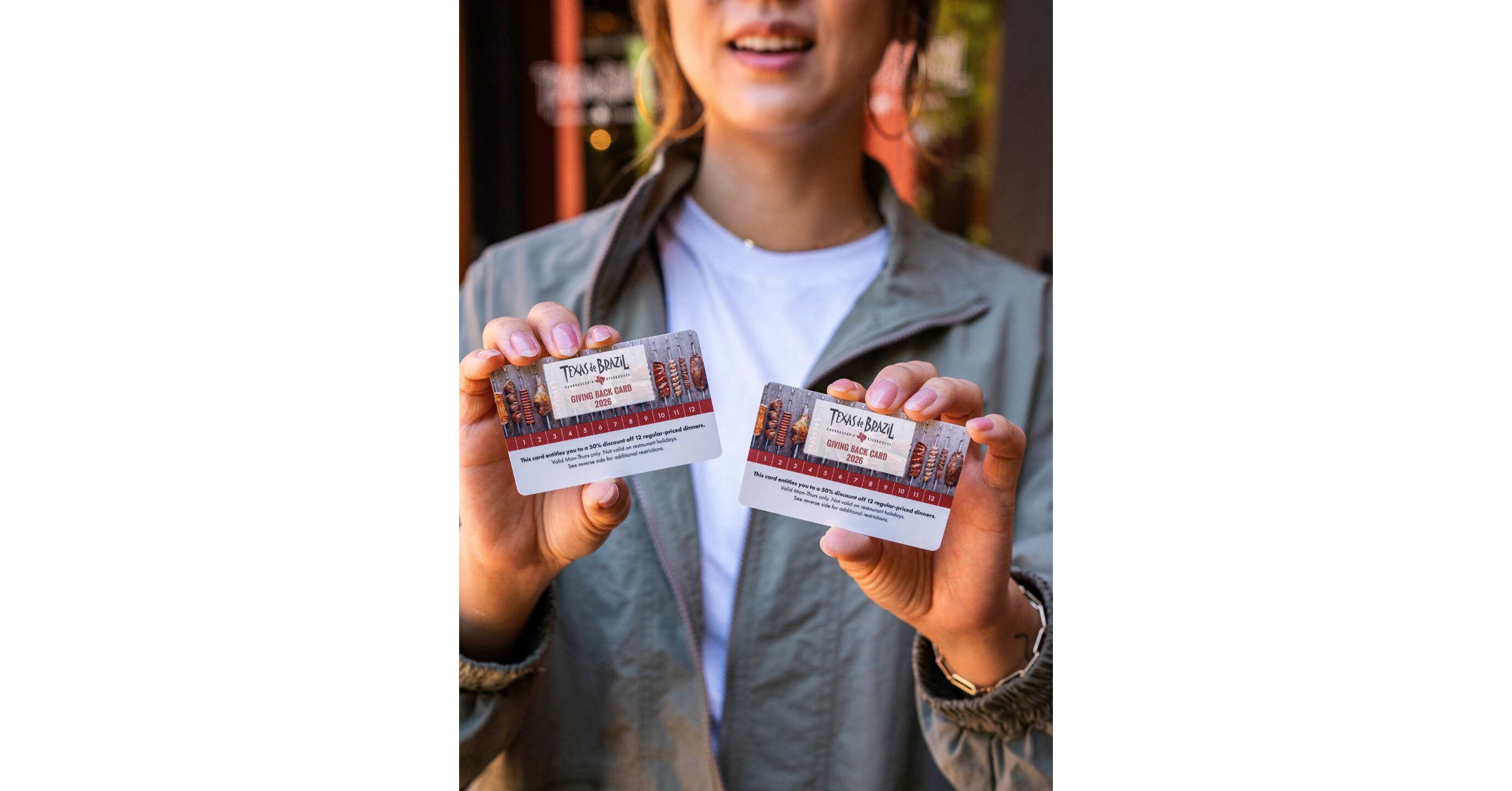 TEXAS DE BRAZIL INTRODUCES THE NEW "GIVING BACK CARD" FOR MARCH