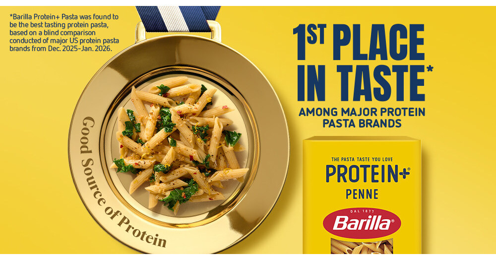 Barilla® Protein+® Named Best-Tasting Protein Pasta Among Major U.S ...