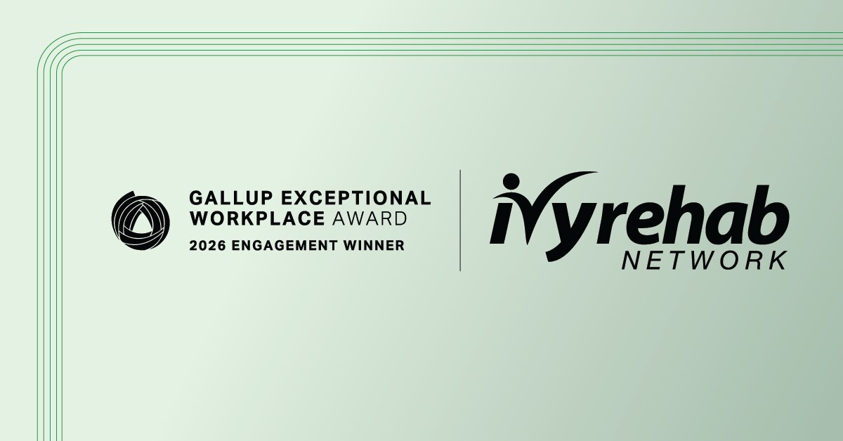 Ivy Rehab Named 2026 Gallup Exceptional Workplace Award Winner