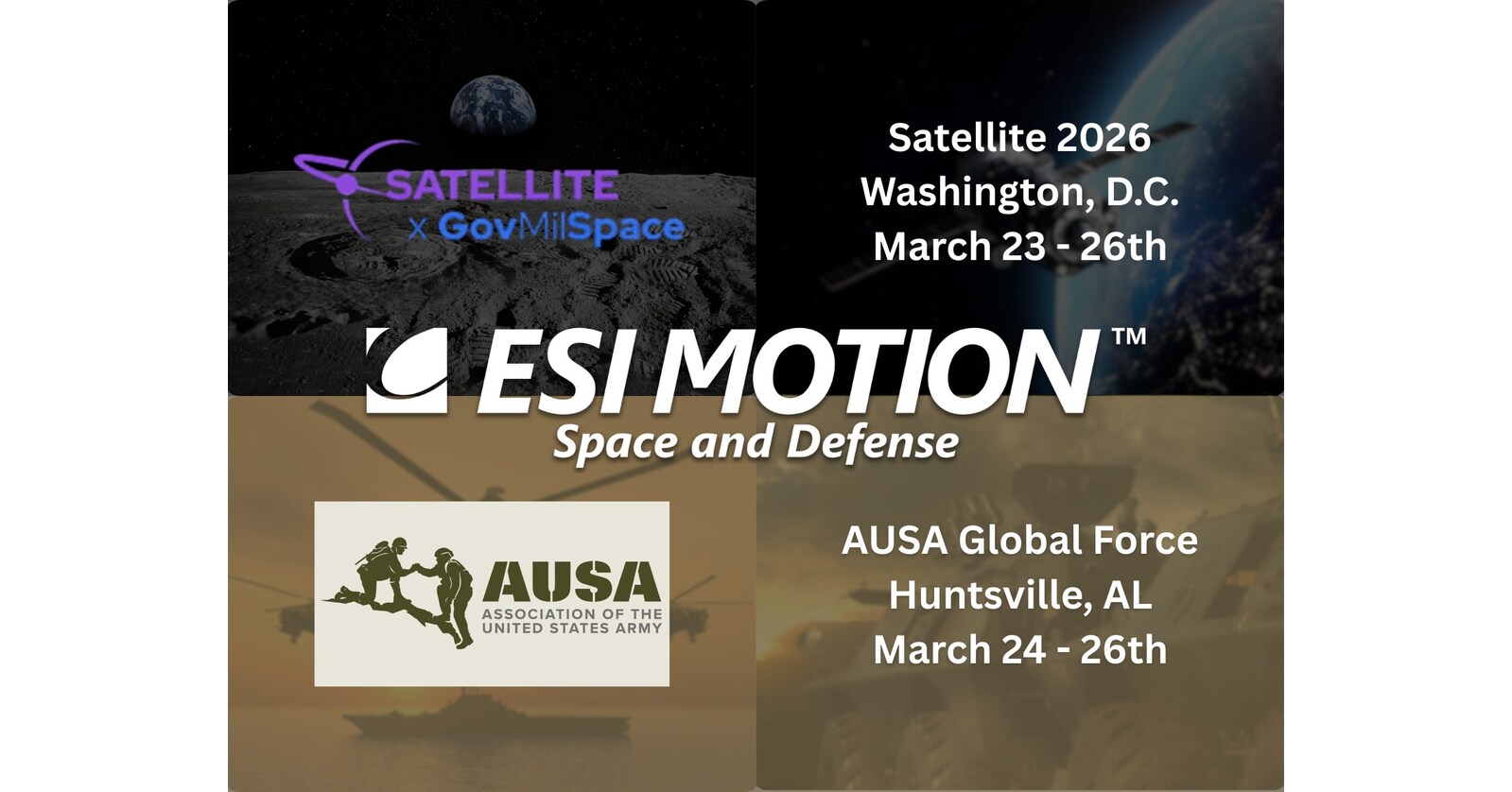 ESI Motion to Showcase Advanced Control & Power Solutions at Satellite ...