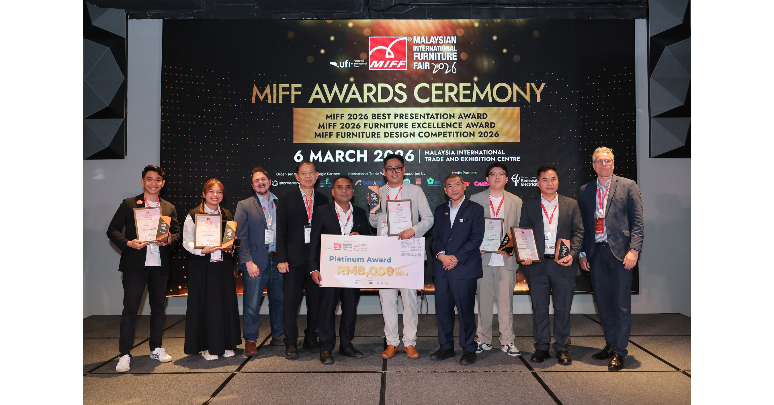 MIFF 2026 AWARDS HONOUR DESIGN EXCELLENCE IN THE FURNITURE INDUSTRY