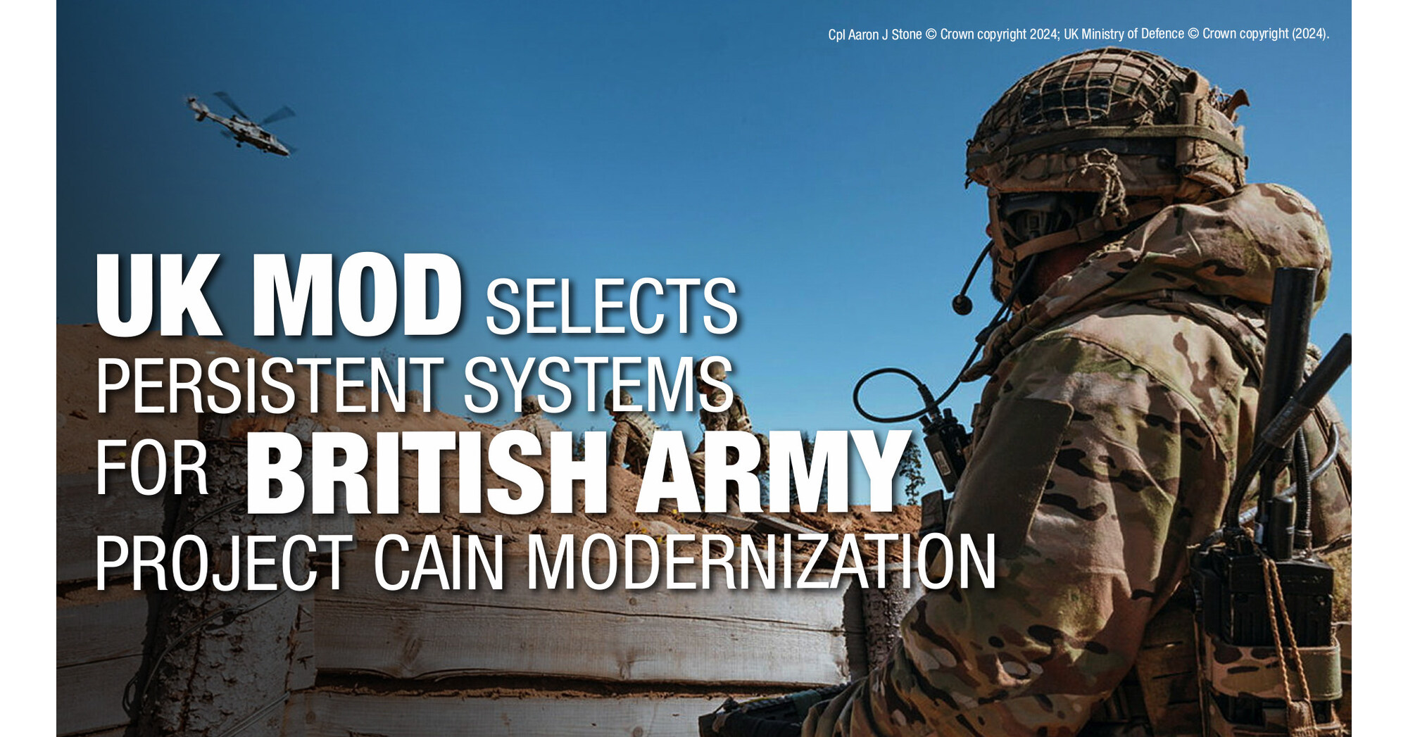 UK Ministry of Defence selects Persistent Systems' Wave Relay® MANET ...