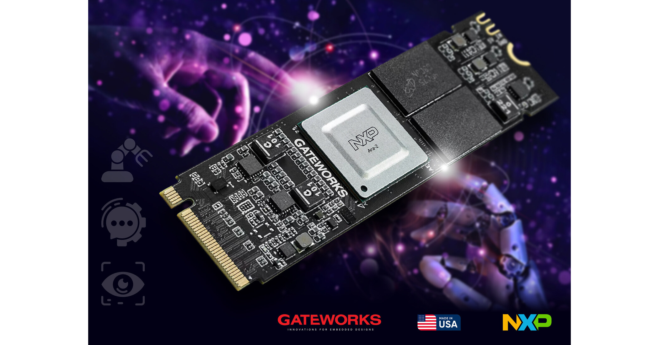 Gateworks joins forces with NXP to unveil new USA-made M.2 AI ...