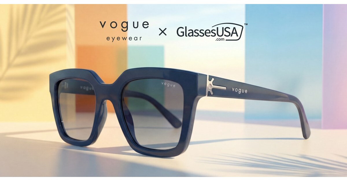 Vogue Eyewear x GlassesUSA.com Launch Statement Frame to Welcome Spring ...