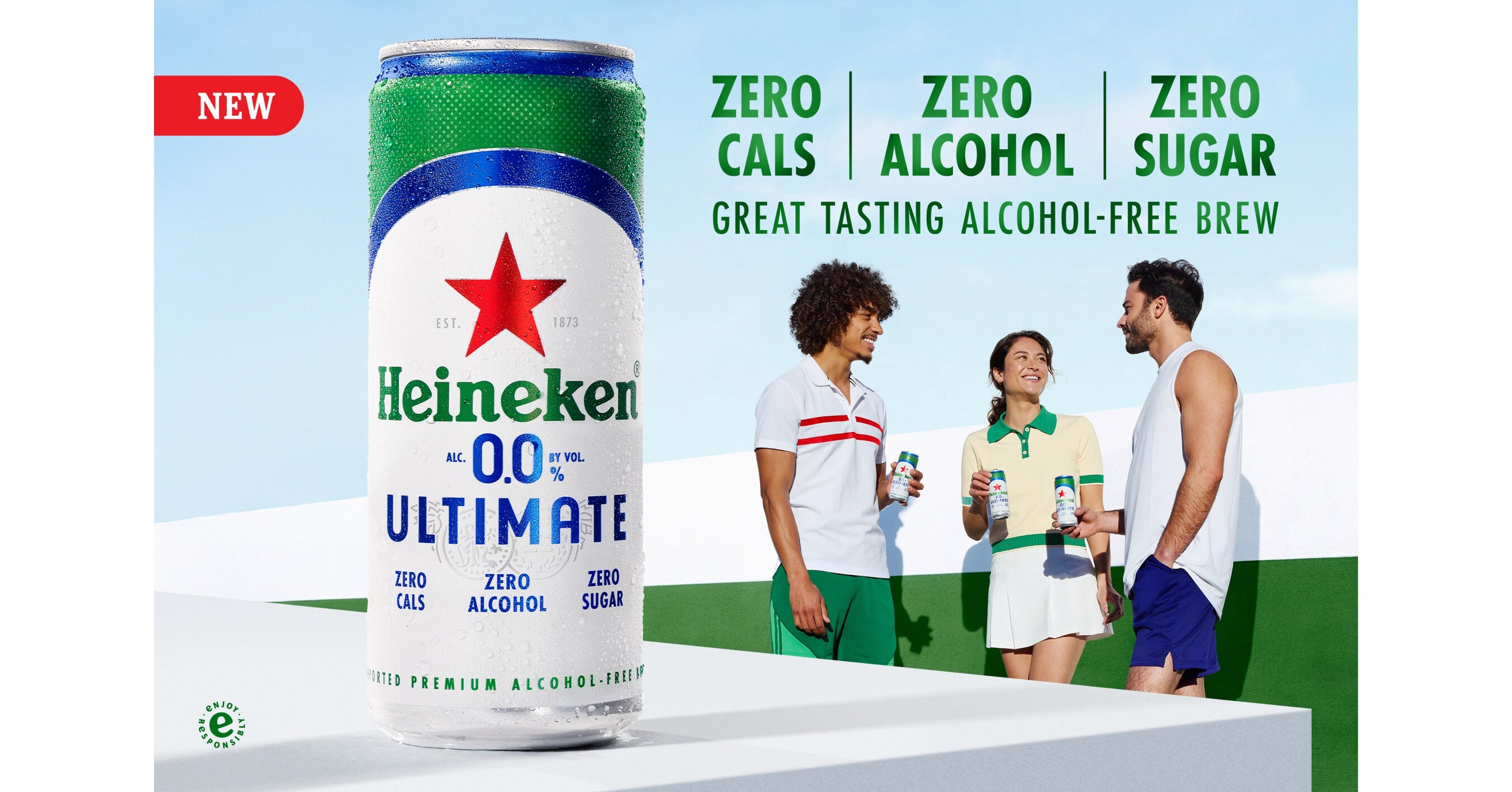 HEINEKEN® 0.0 UNVEILS FIRST ZERO ALCOHOL, ZERO CALORIE, AND ZERO SUGAR BREW
