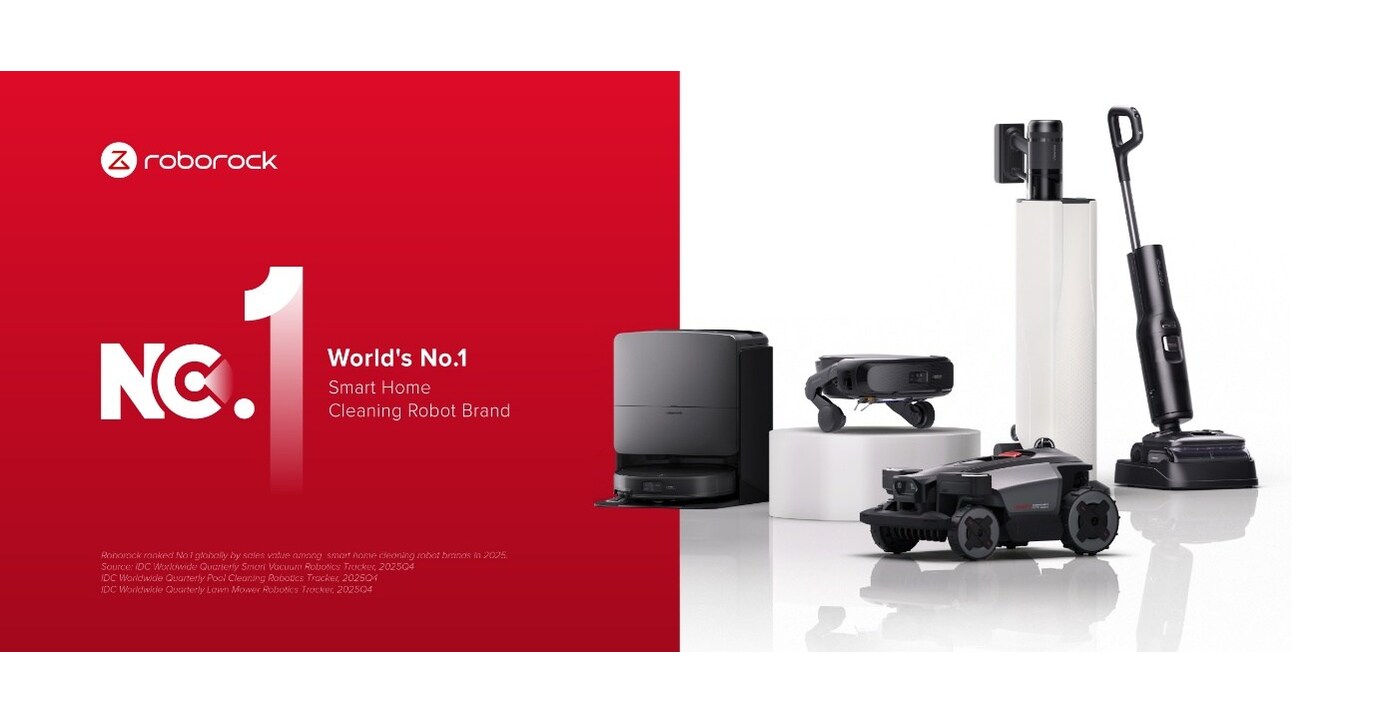 Roborock Becomes the World's No. 1 Smart Cleaning Robot Brand ...