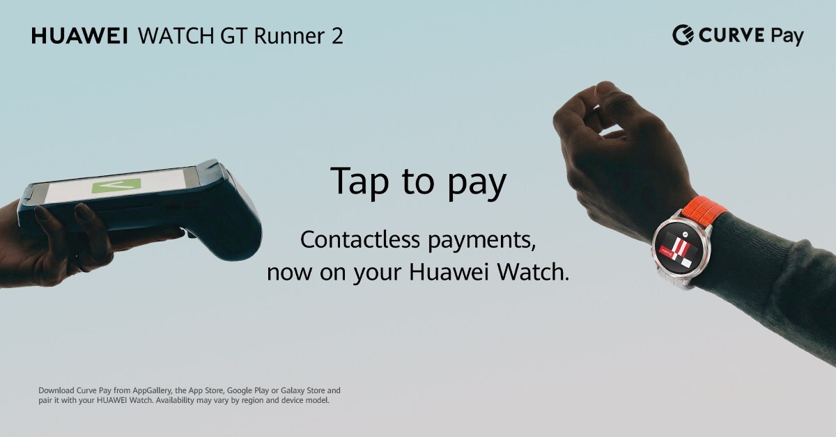 Huawei announces expansion of Curve Pay contactless payments across ...