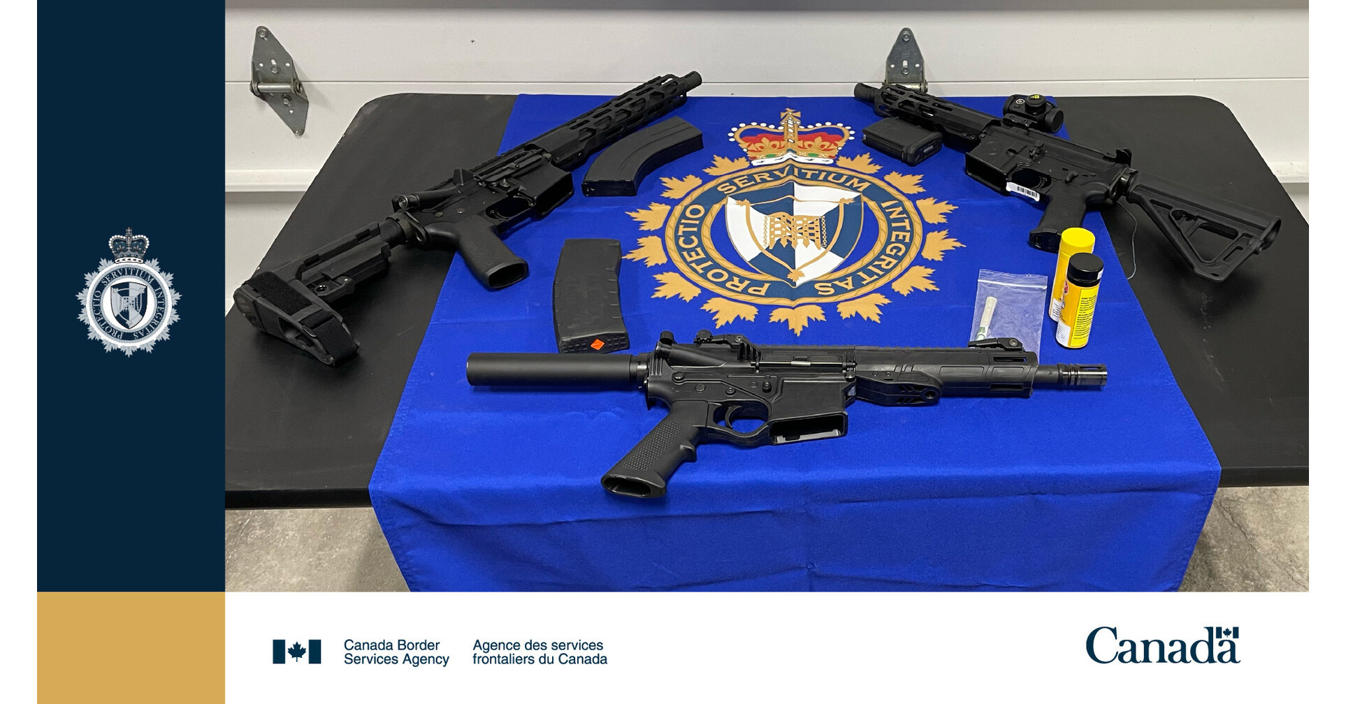 CBSA seizes three assault-style firearms and lays charges in Cornwall
