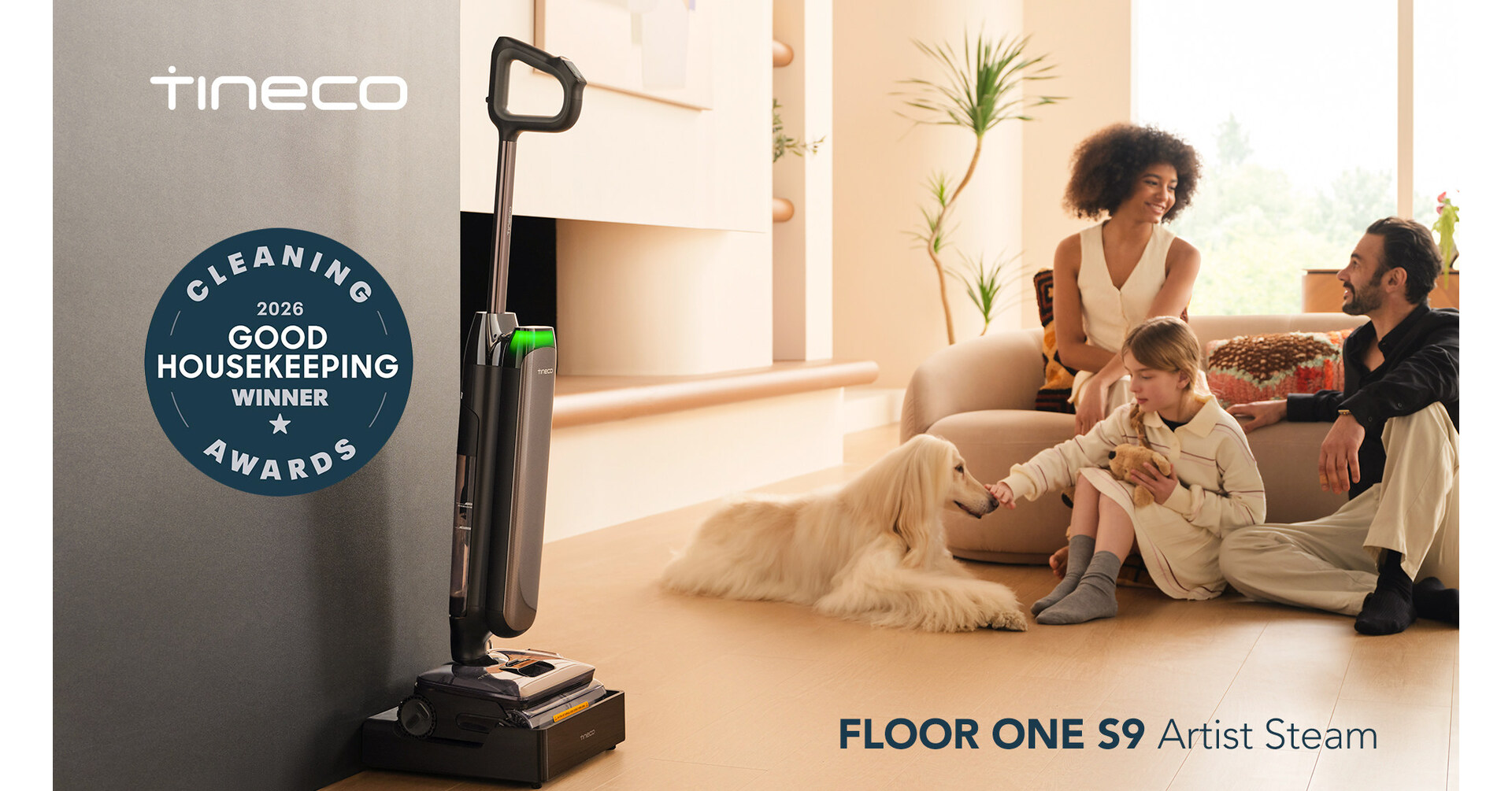 Tineco's FLOOR ONE S9 Artist Steam Named As a Good Housekeeping 2026 ...