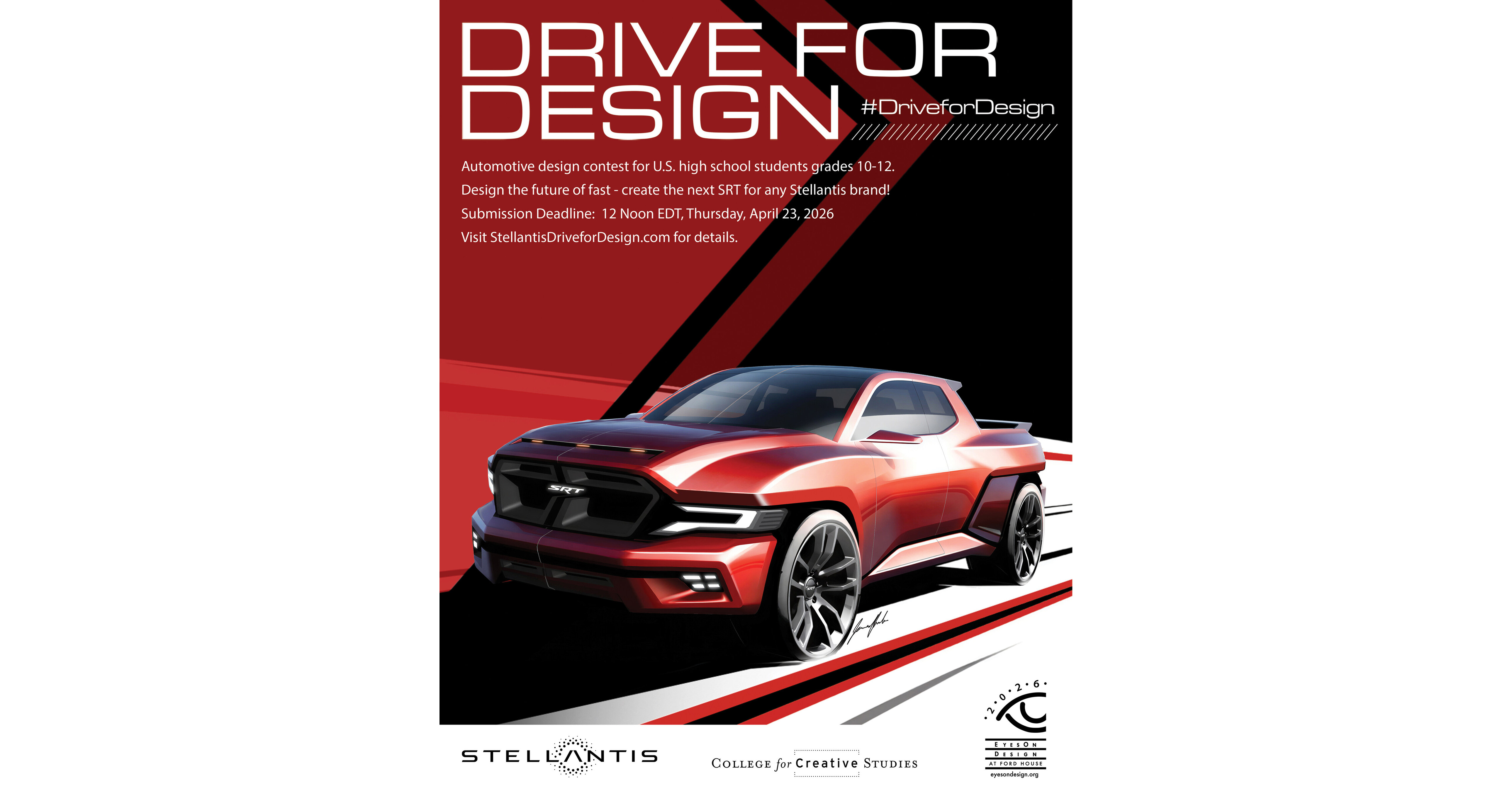 Stellantis Expands 2026 Drive for Design Contest