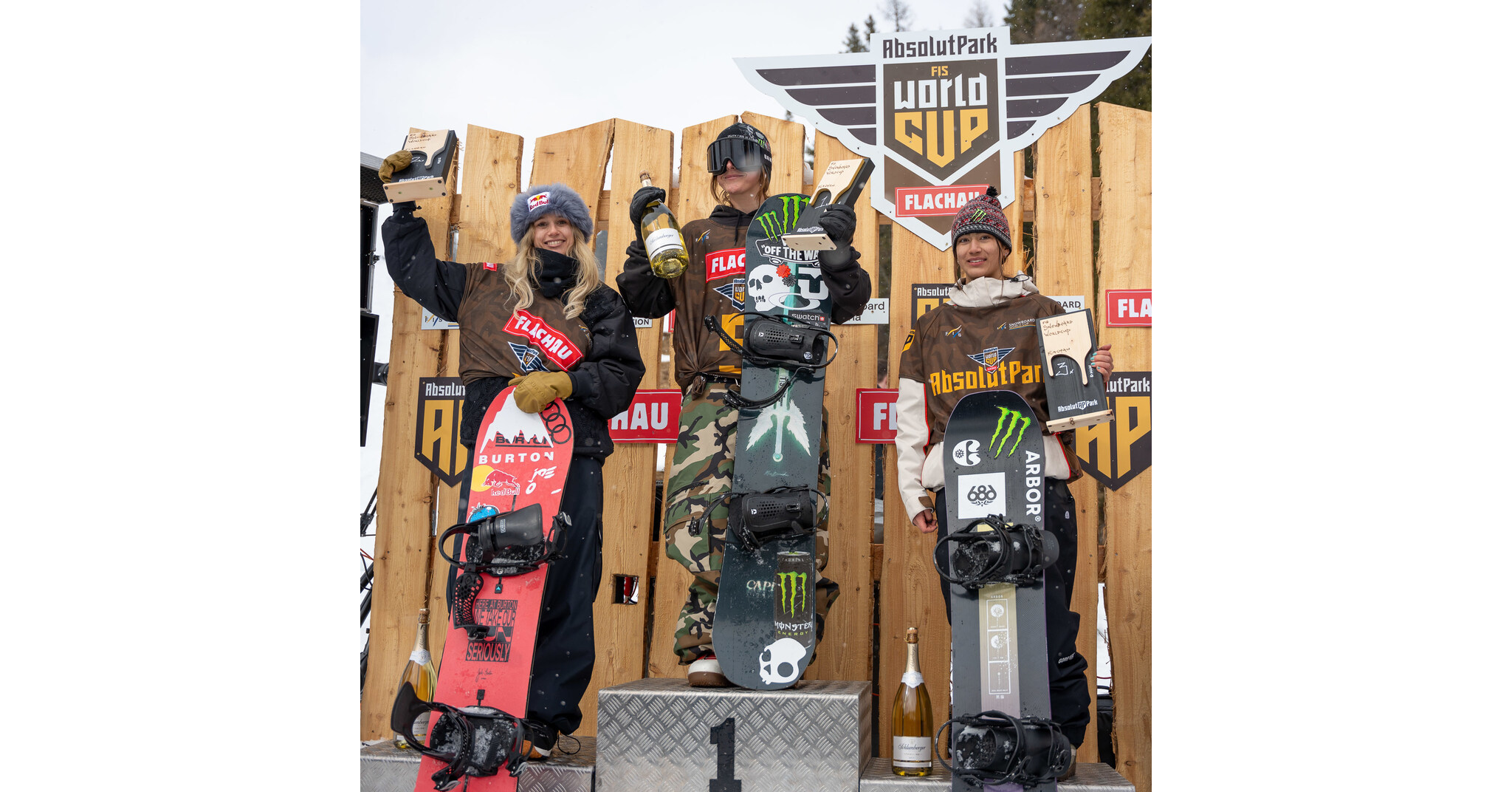 Monster Energy's Mia Brookes Takes First Place in Women's Snowboard ...