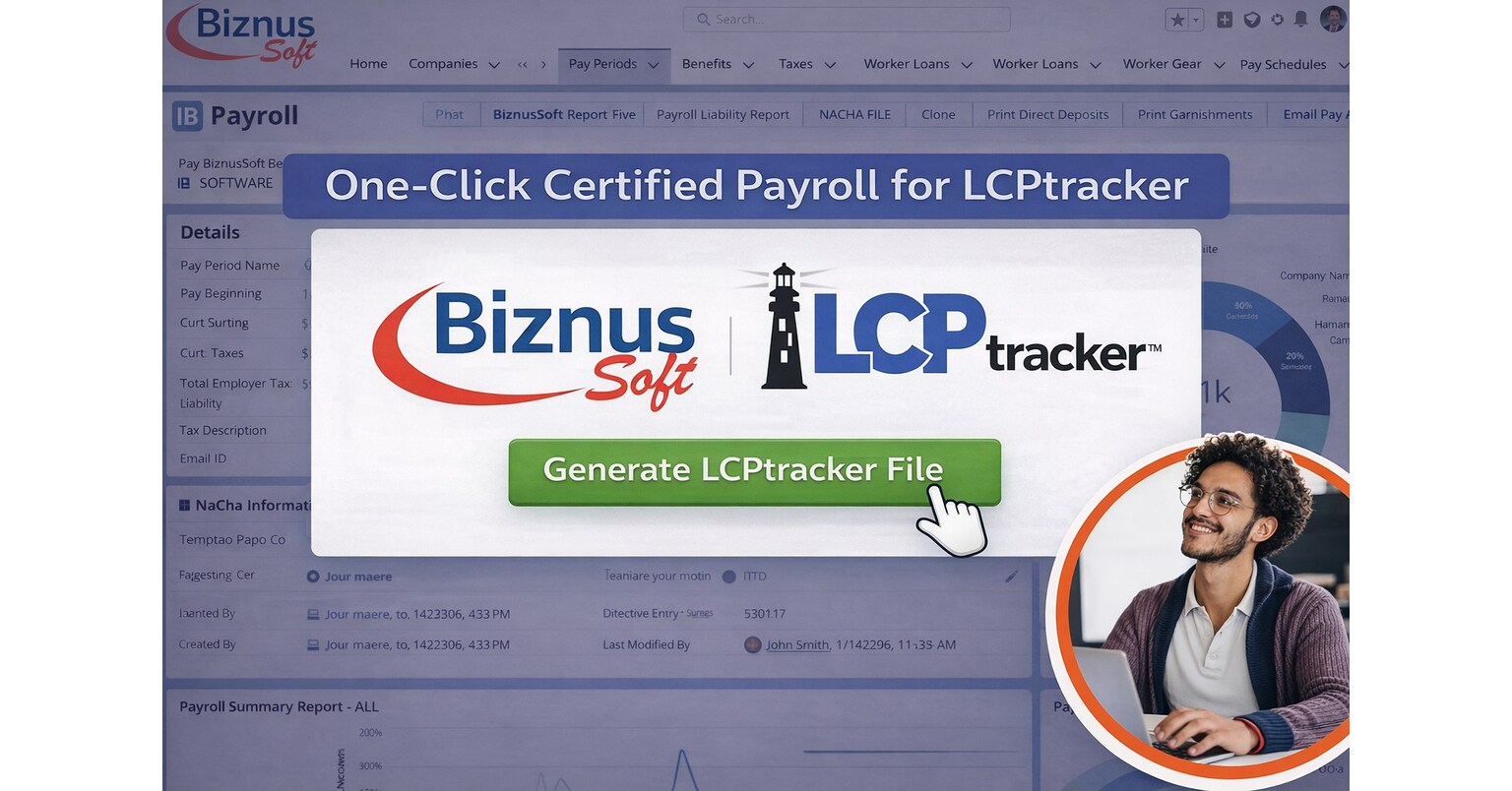 BiznusSoft HR Named Preferred Certified Payroll Software Provider by ...