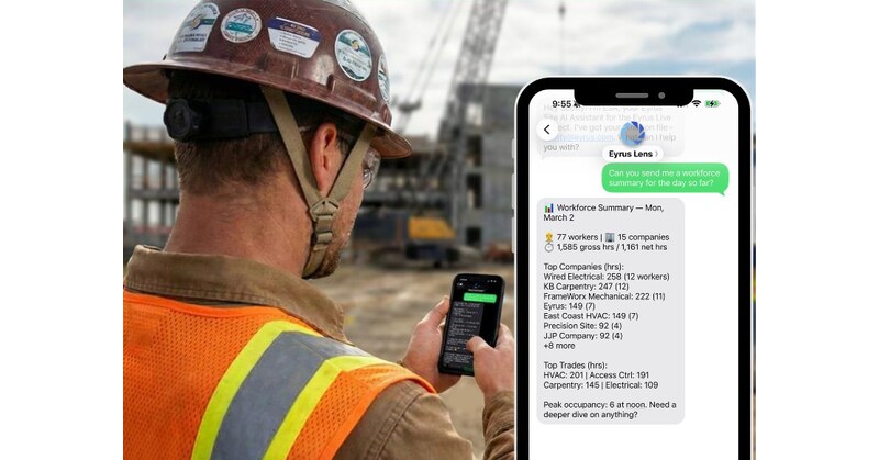 Meet Eyrus Lens: This Agentic AI Delivers Construction Site Data by ...
