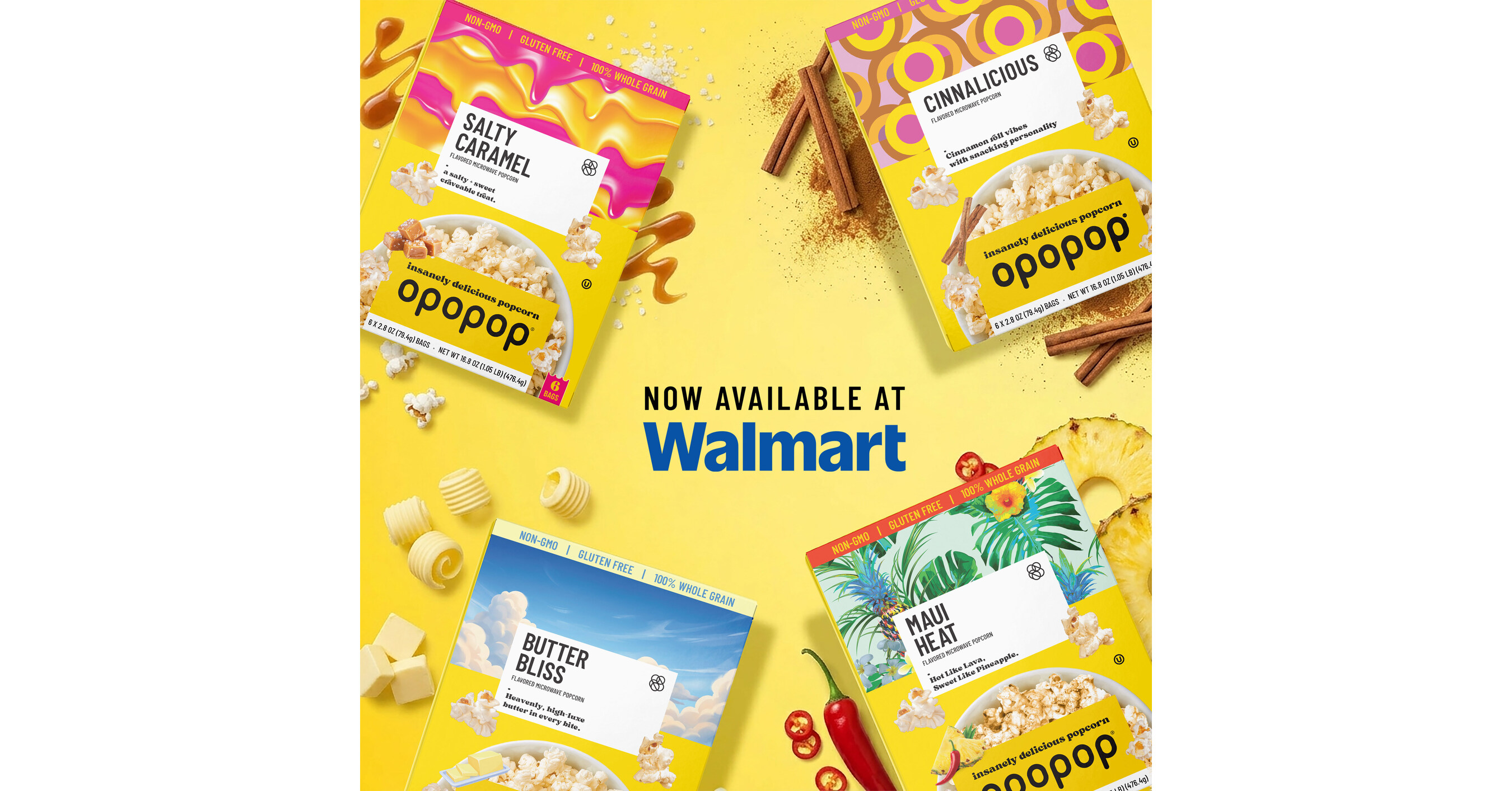 Opopop Launches Nationwide at Walmart with Bold New Microwave Popcorn ...