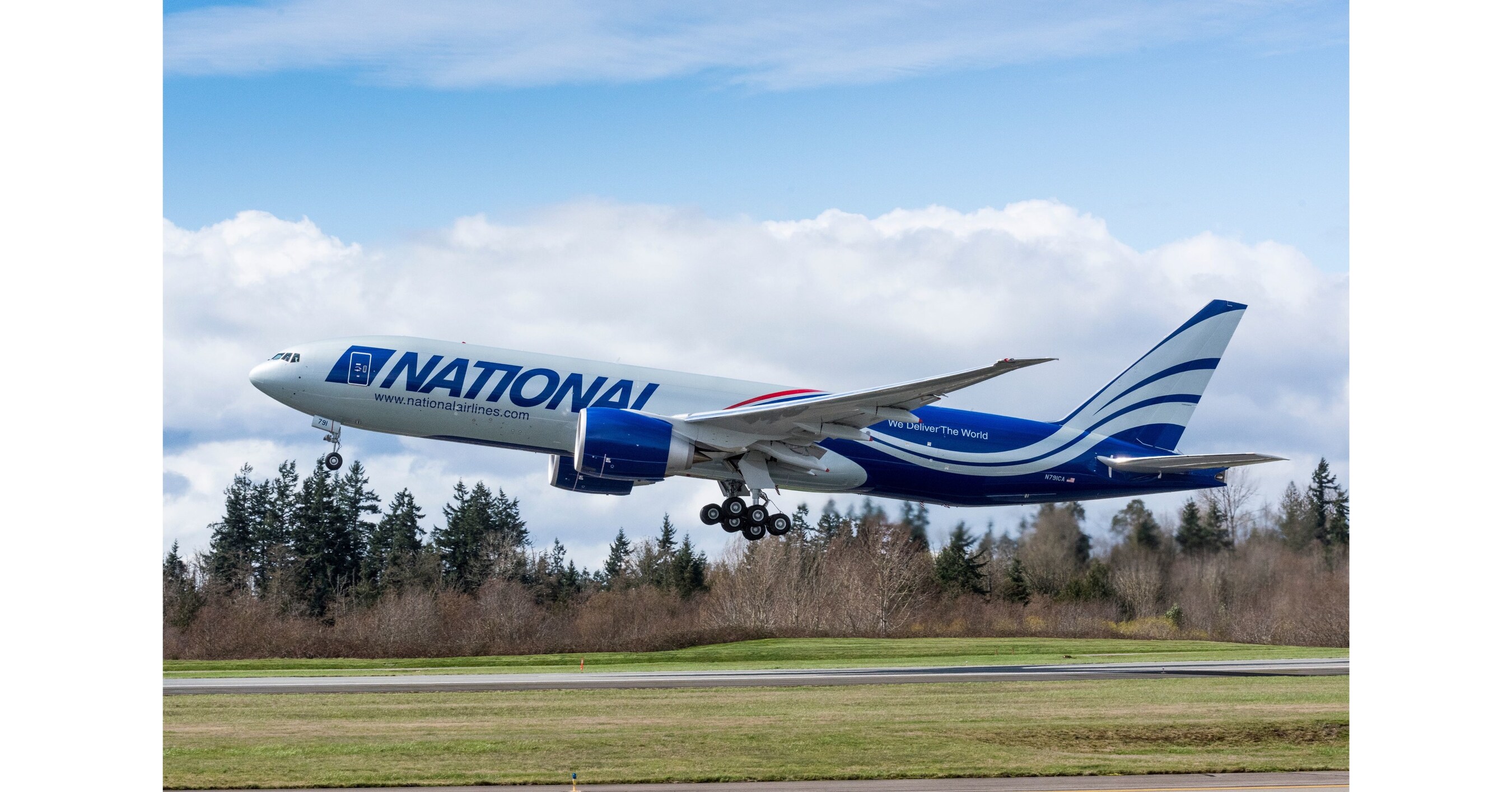 National Airlines' First Boeing 777-200 Freighter Commences Test Flights
