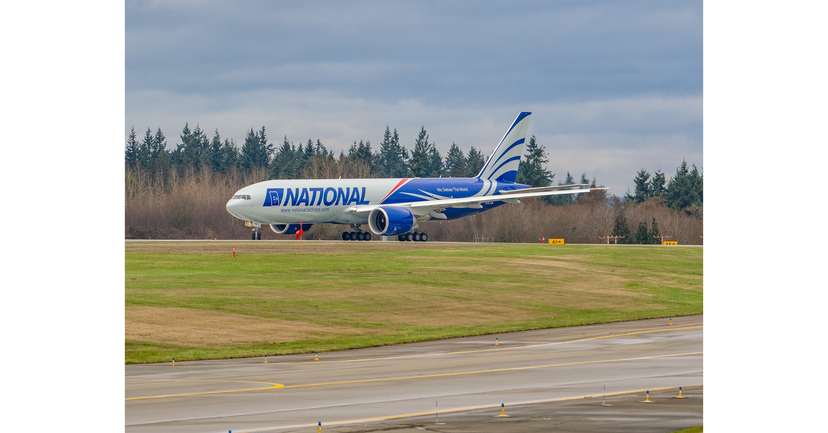 National Airlines' First Boeing 777-200 Freighter Commences Test Flights