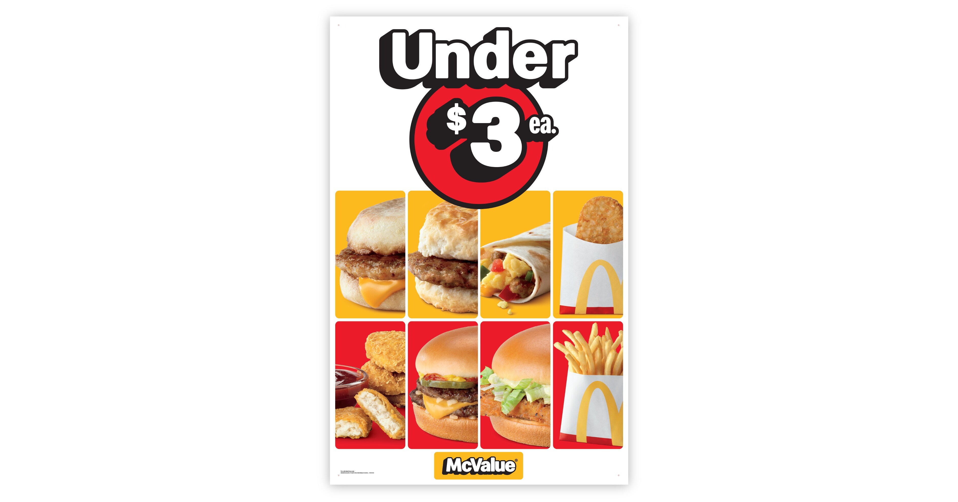 McDonald's USA Introduces New Under $3 Menu and $4 Breakfast Meal Deal ...
