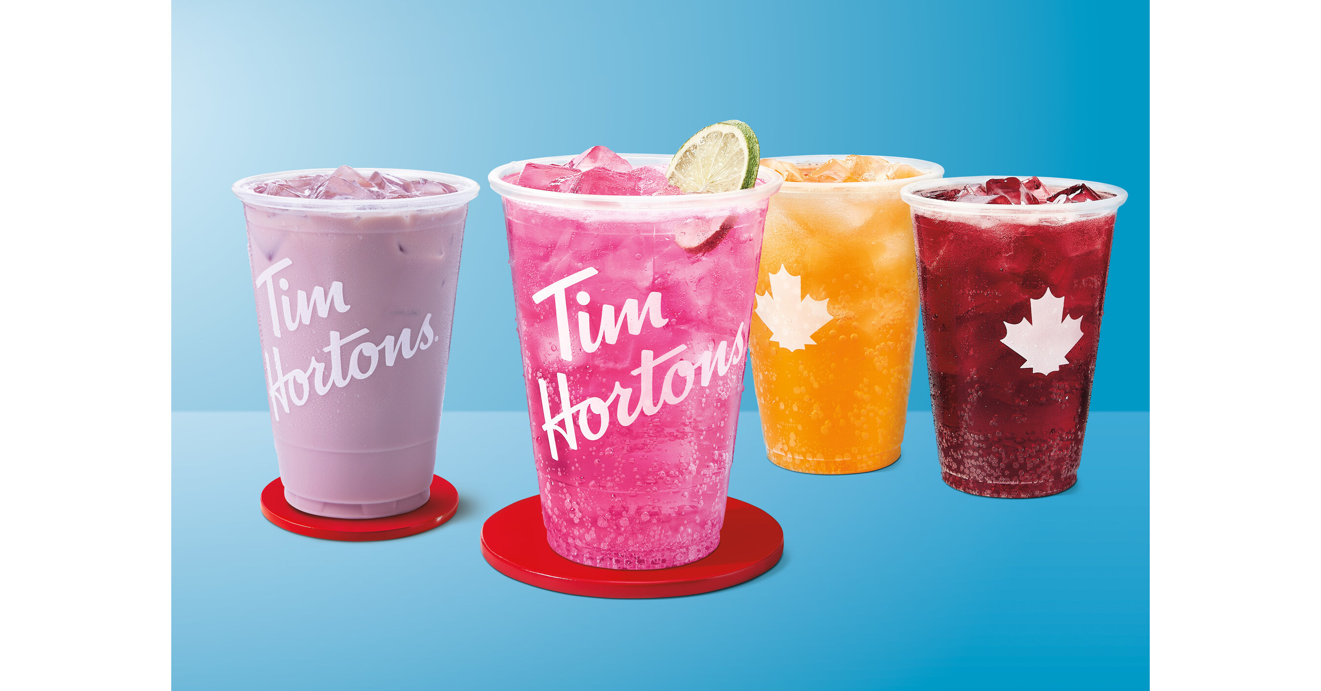 This year's Tim Hortons® cold beverage lineup for the spring and summer ...
