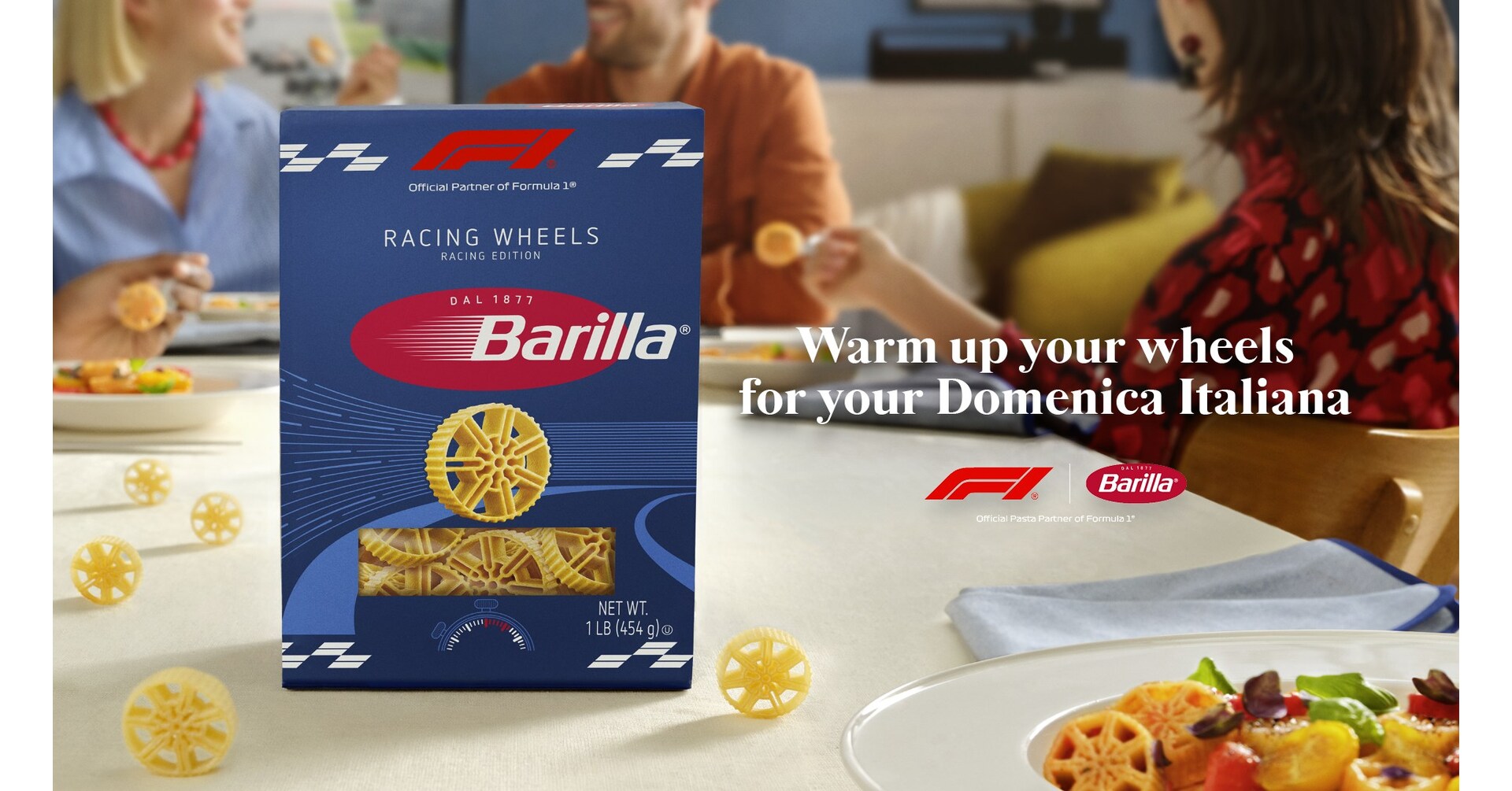 Barilla® Debuts Racing Wheels Pasta, Inspired by the Iconic Wheels of ...