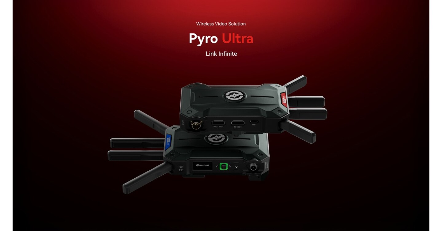 Link Infinite: Hollyland Pyro Ultra simplifica la monitorización ...
