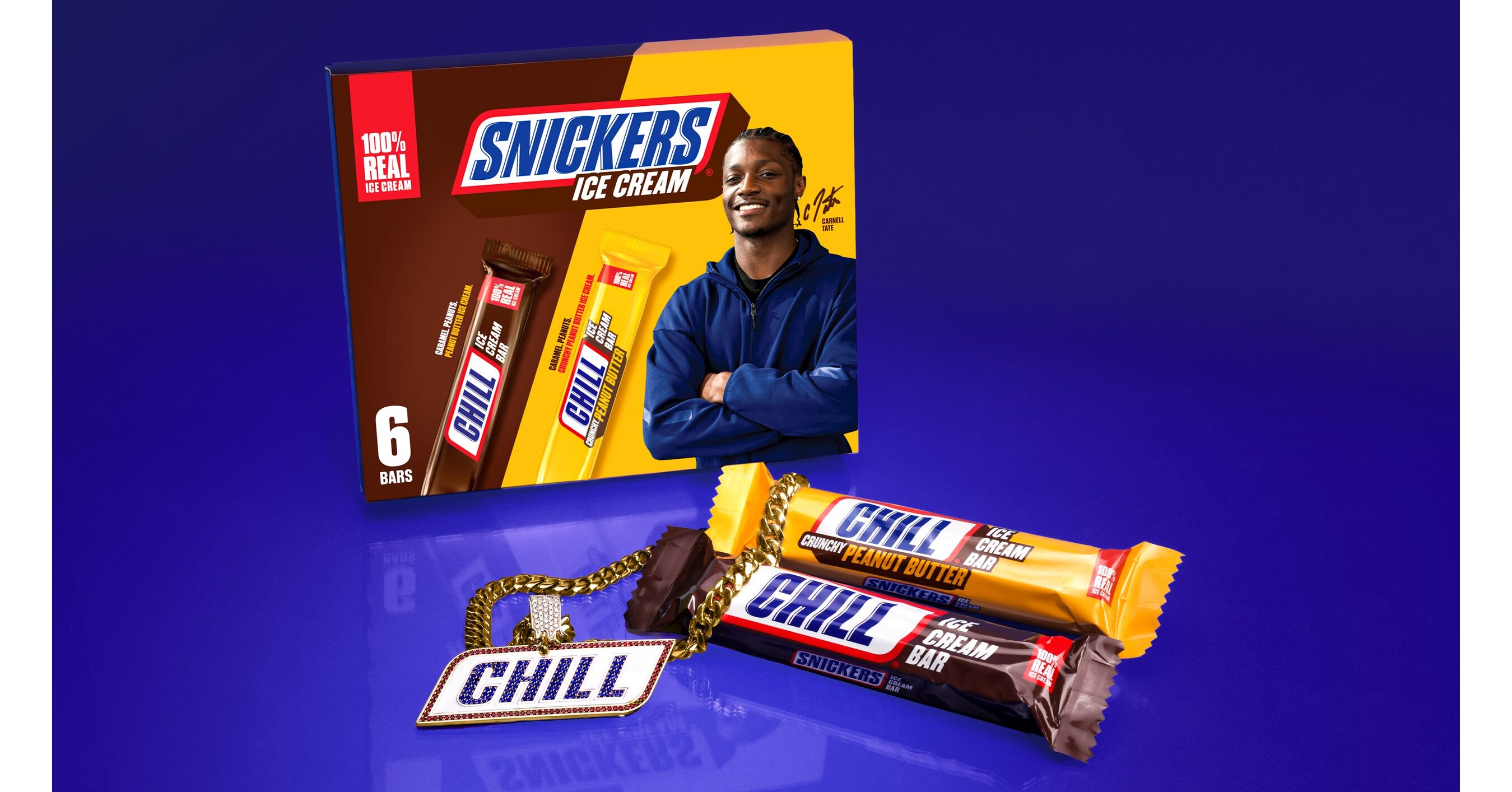 SNICKERS® ICE CREAM AND NFL PROSPECT CARNELL TATE REMIND FANS TO KEEP ...