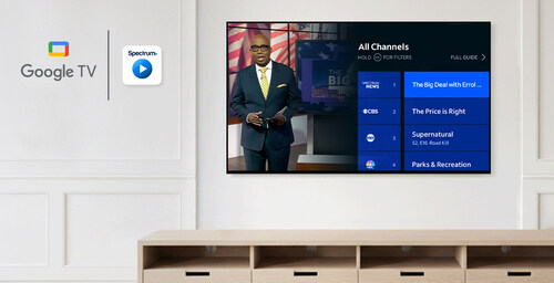 SPECTRUM TV APP LAUNCHES ON GOOGLE TV™ AND OTHER ANDROID TV™ OS DEVICES