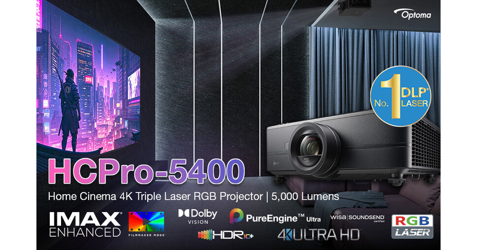 Optoma Debuts HCPro-5400 4K UHD Triple Laser Professional Home Cinema ...