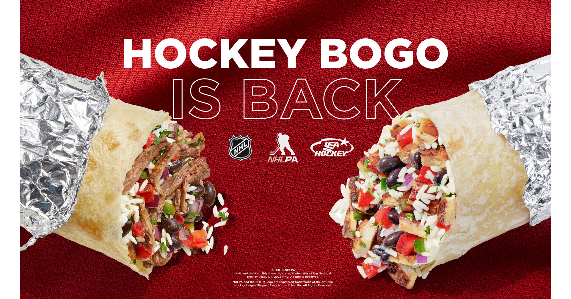 SUIT UP AND SCORE: CHIPOTLE BRINGS BACK ITS HOCKEY JERSEY BOGO FOR THE ...