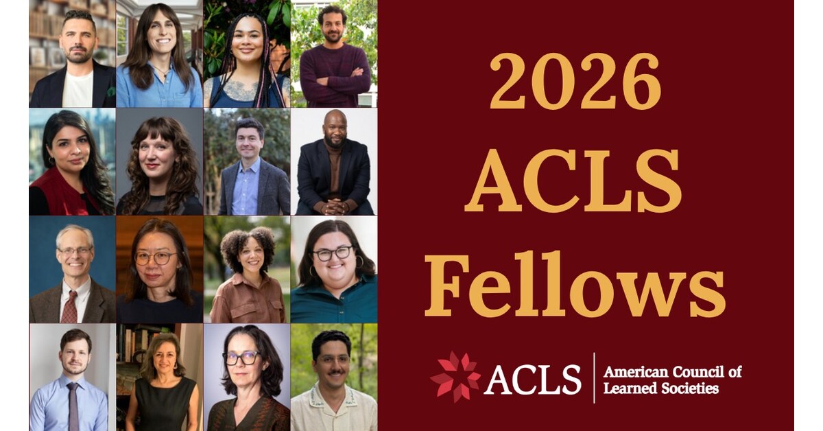 American Council of Learned Societies Awards 2026 ACLS Fellowships
