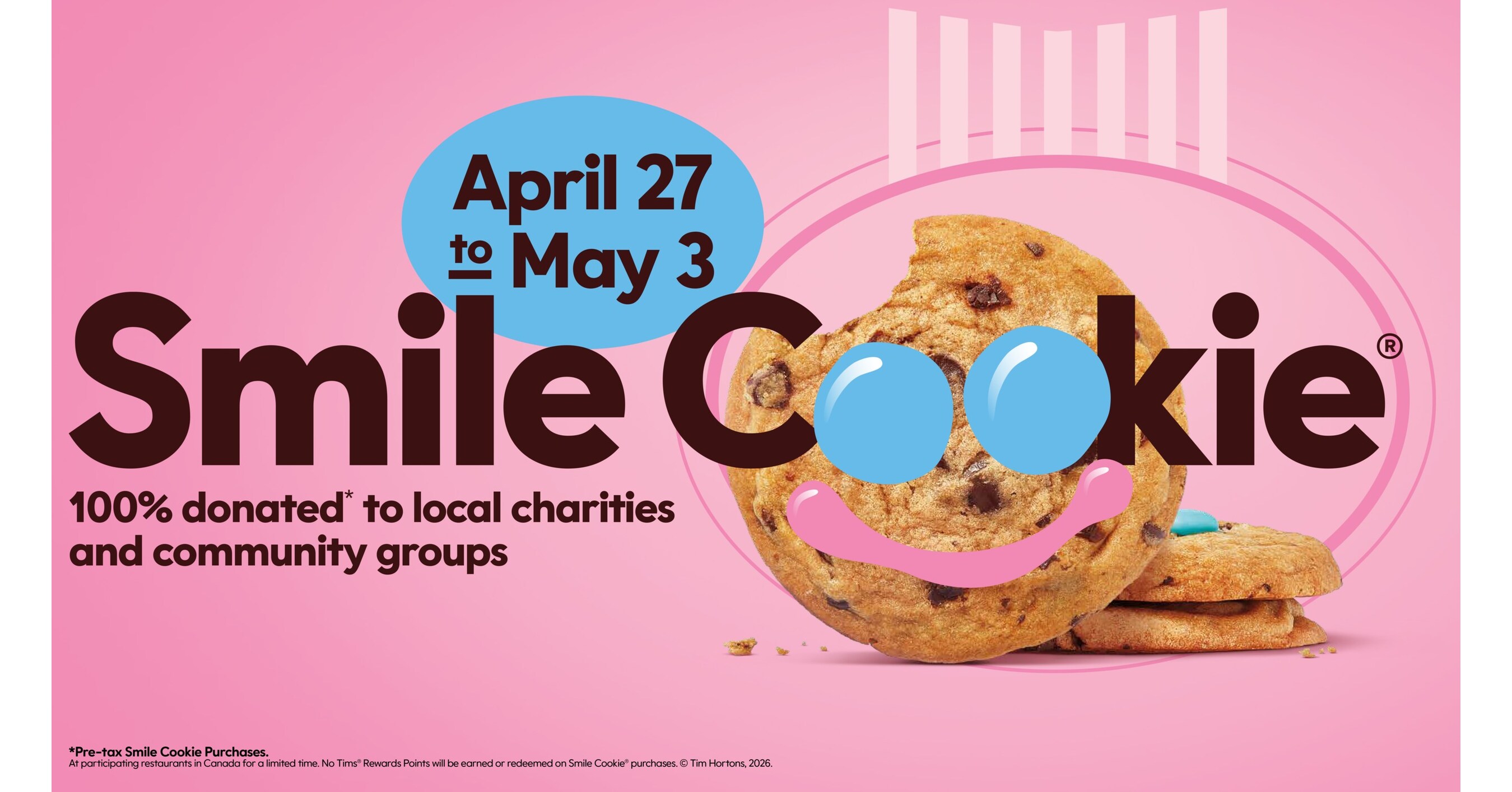 Celebrating 30 years of Smile Cookie®! Tim Hortons® week-long Smile ...