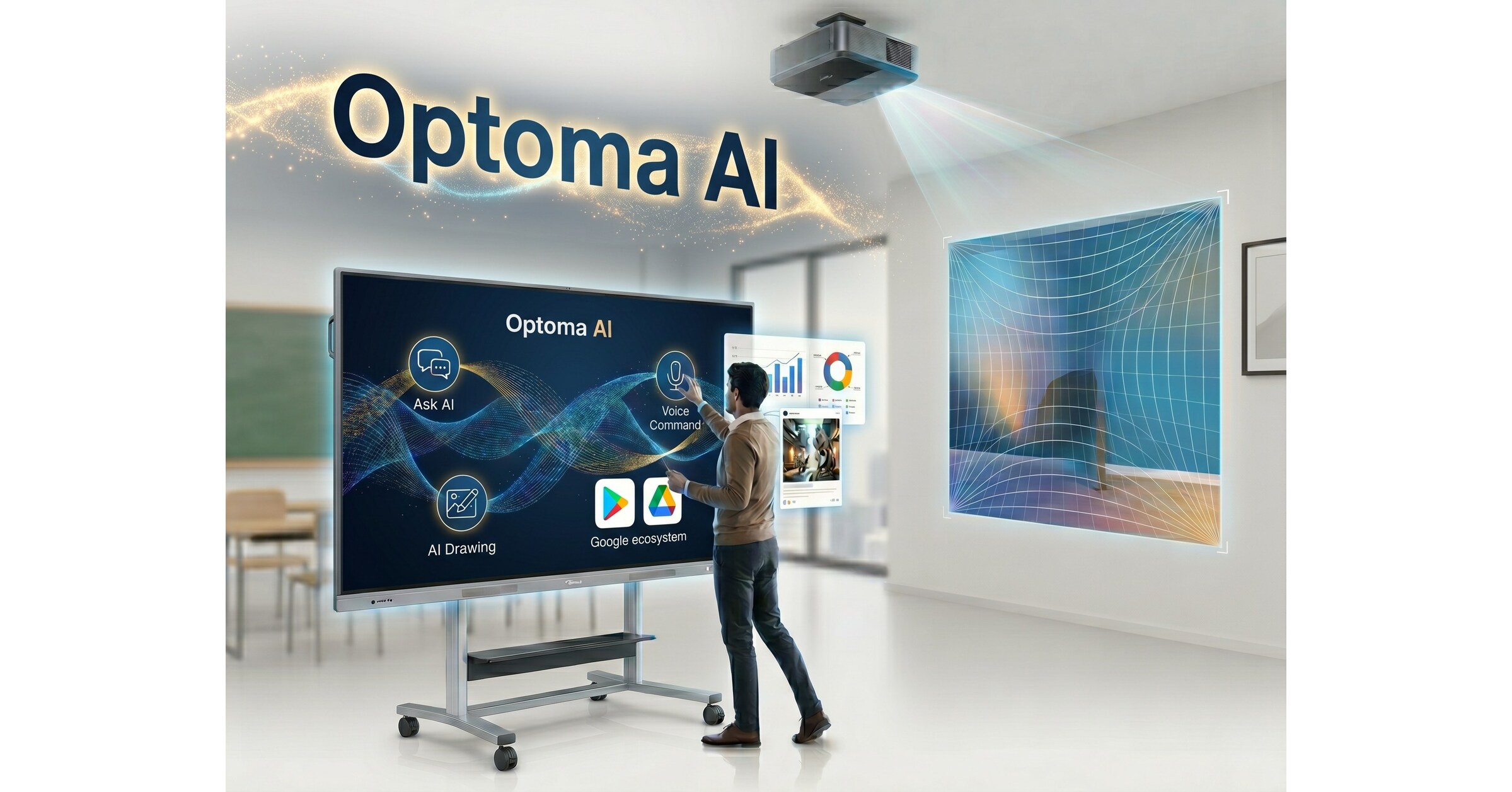 Optoma Unveils Next-Gen Generative AI Display Solutions, Setting a New ...