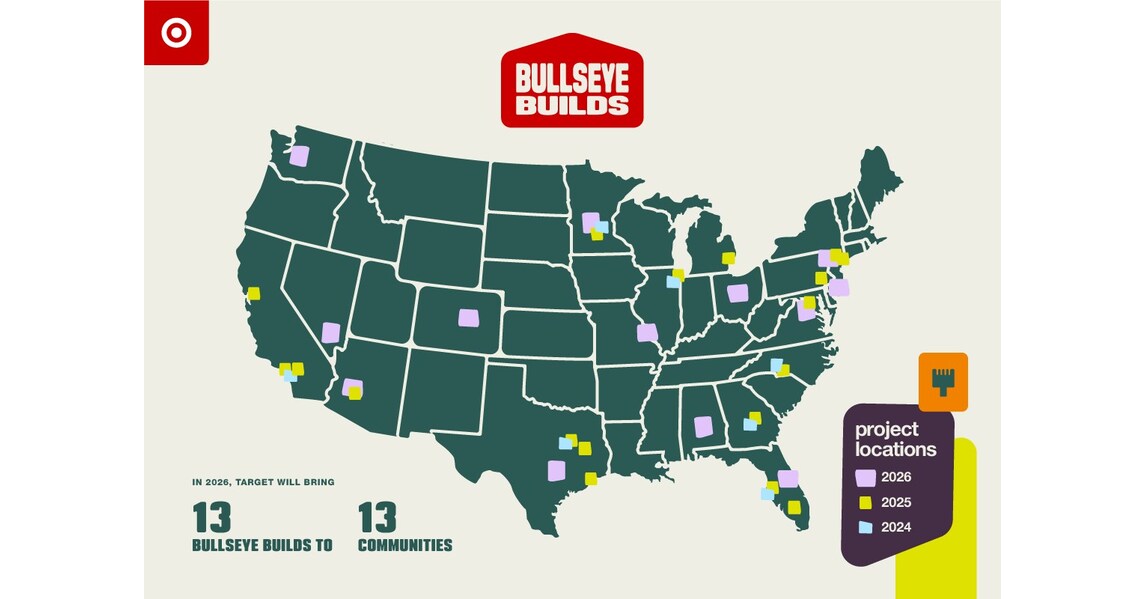 Target Announces 2026 Bullseye Builds, Investing in Community Spaces ...