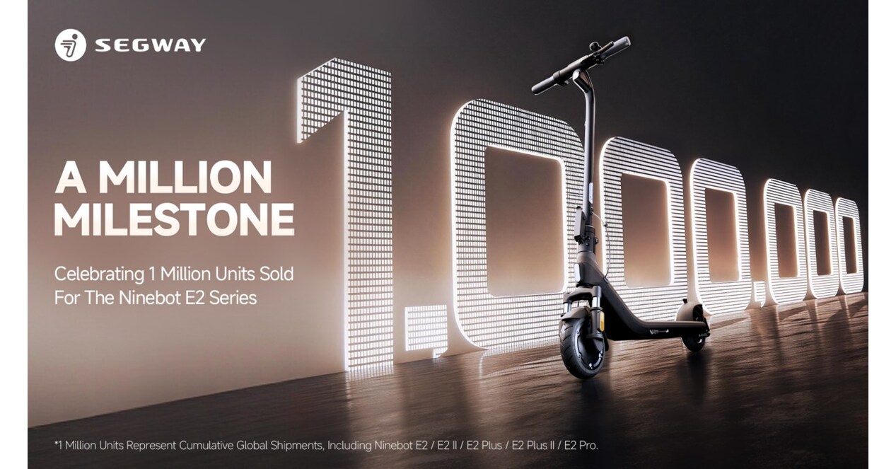 Segway Announces 1 Million Units Sold of its Ninebot E2 Series Electric ...