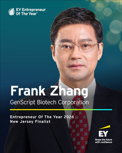 GenScript Leaders Named Entrepreneur Of The Year® 2026 New Jersey Finalists