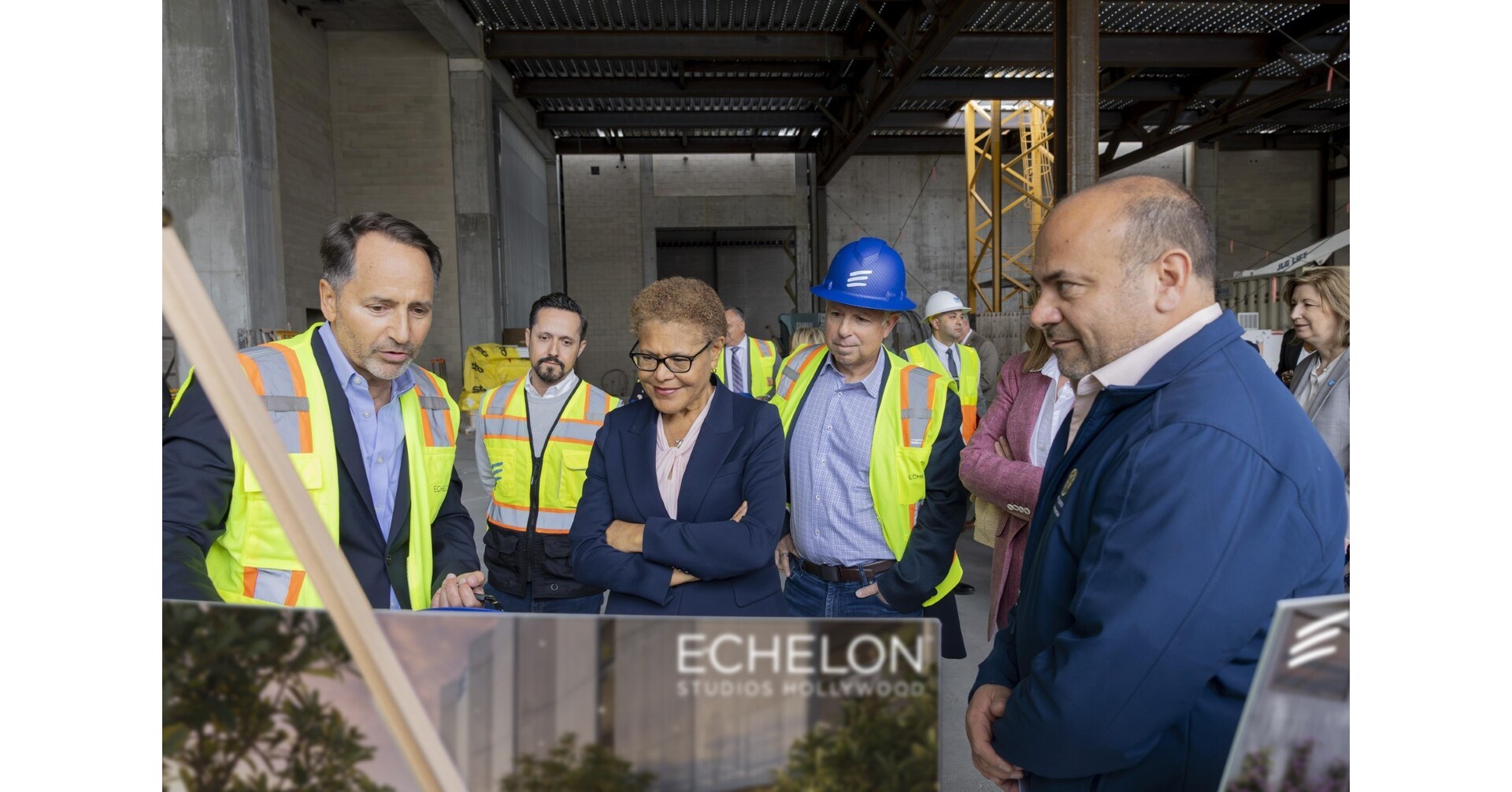 Los Angeles Mayor Tours ECHELON Studios Hollywood Site, Advancing ...