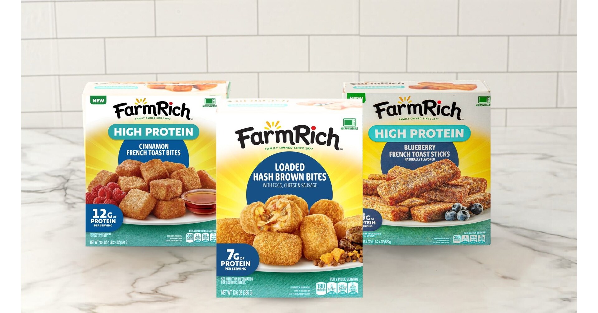 Farm Rich Expands Breakfast Lineup with 3 New Protein-Packed, On-the-Go ...